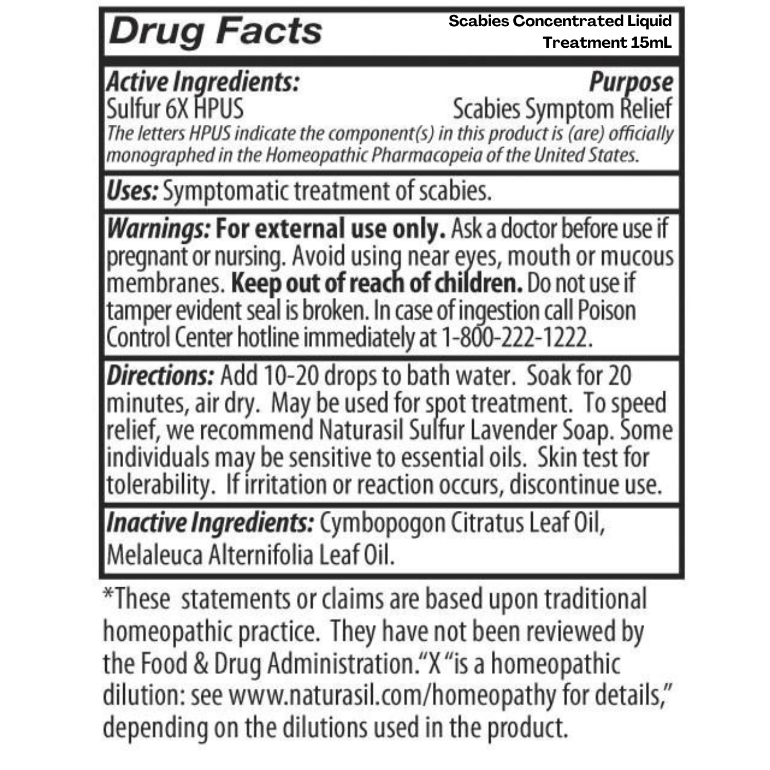 Main Scabies Treatment Category Page – Naturasil