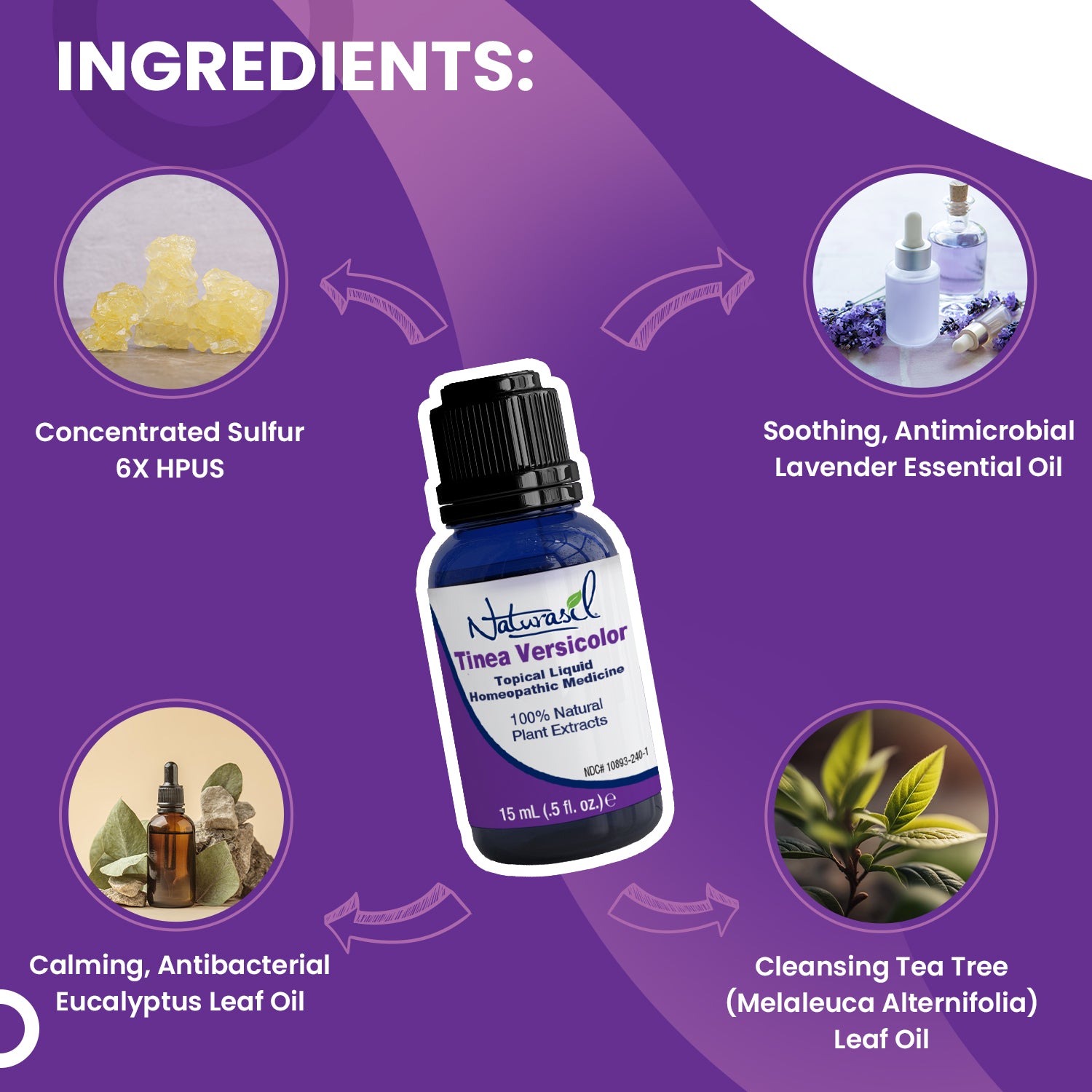 Naturasil Tinea Versicolor Liquid Treatment | Also Helps Eliminate ...