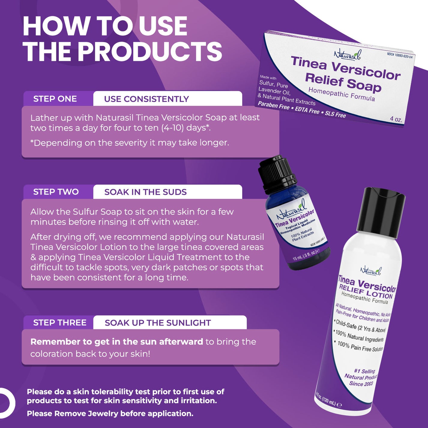 Naturasil Tinea Versicolor Treatment Kit | 4oz Tinea Versicolor 10% ...