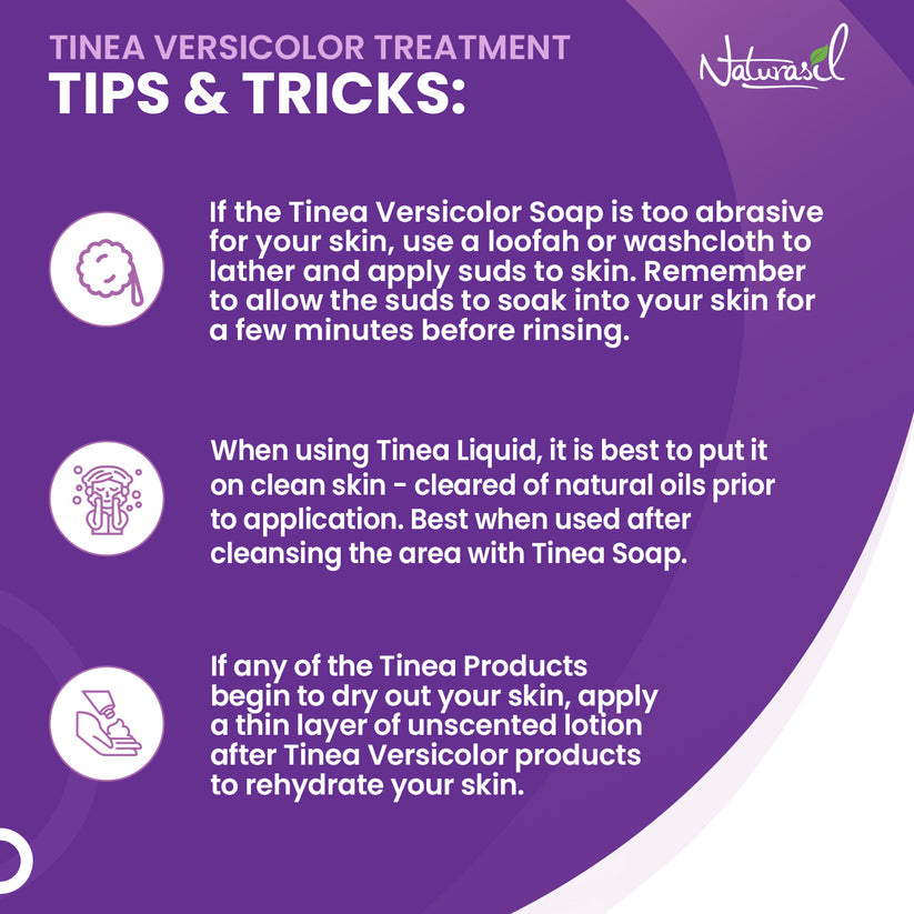 Naturasil Tinea Versicolor Treatment Kit | 4oz Tinea Versicolor 10% ...