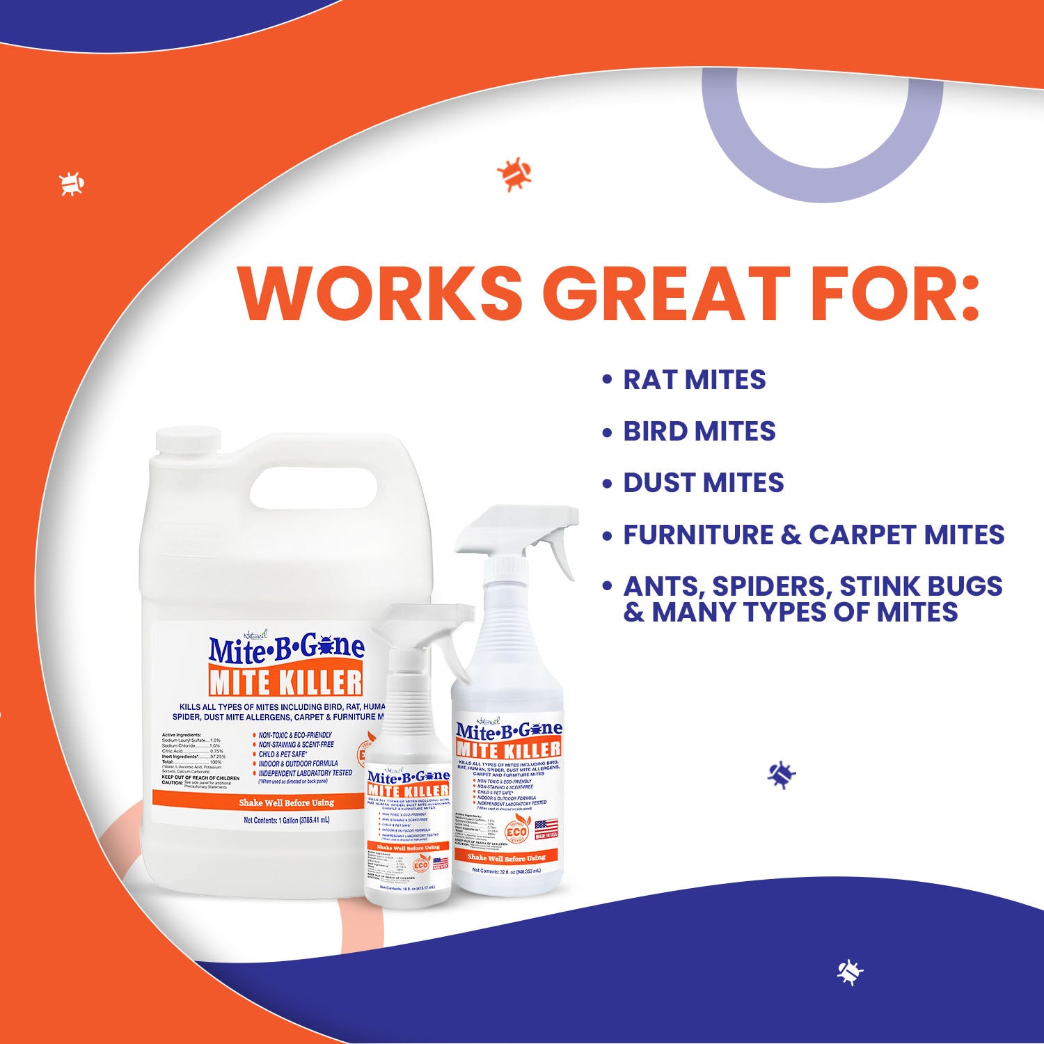 Mite-B-Gone Mite Killer Spray 16oz – Naturasil