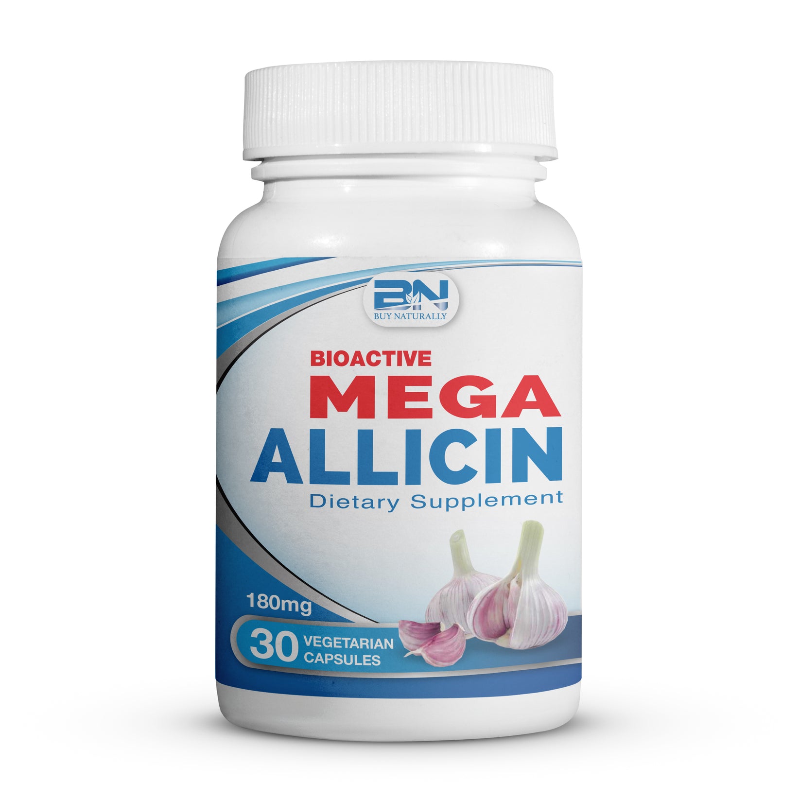 Mega Allicin 100% Allicin from Premium Garlic Made from a Patented and ...