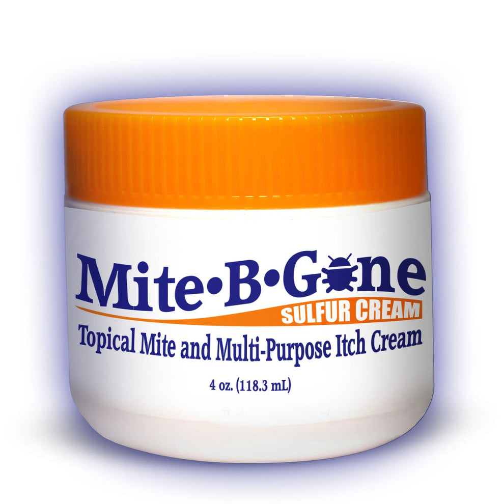 Mite-B-Gone Sulfur Cream (4oz) | Itch Relief from Mites, Insect Bites ...