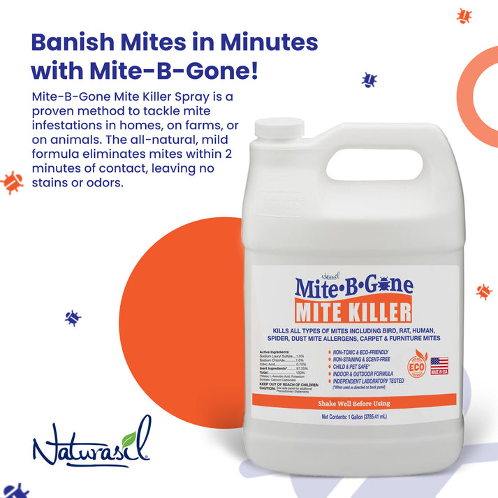 Mite-B-Gone Mite Killer Spray 1 Gallon – Naturasil