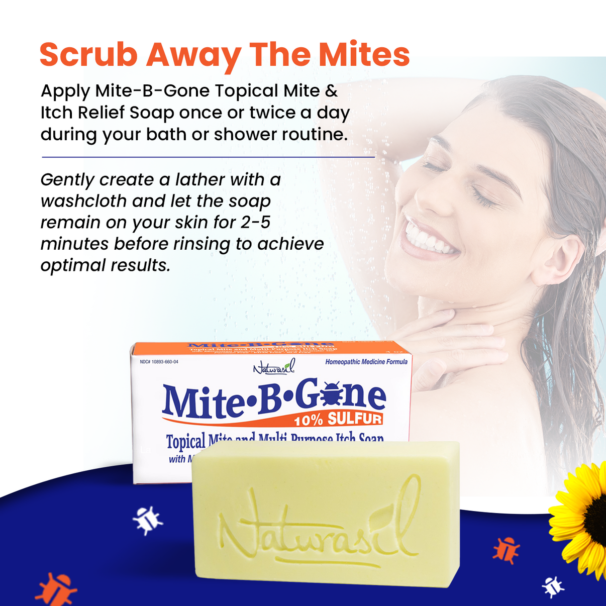 Mite Eliminator Relief Pack | Mite-B-Gone 10% Sulfur Cream | 2- Mite-B ...