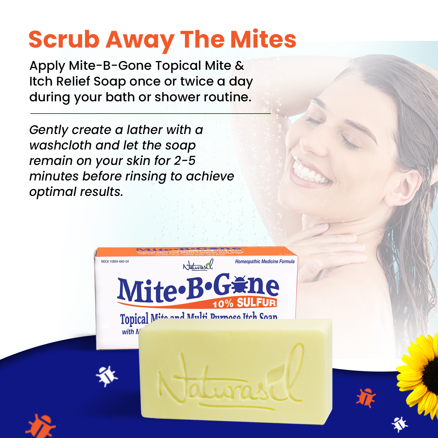Mite Eliminator Relief Pack | Mite-B-Gone 10% Sulfur Cream | 2- Mite-B ...