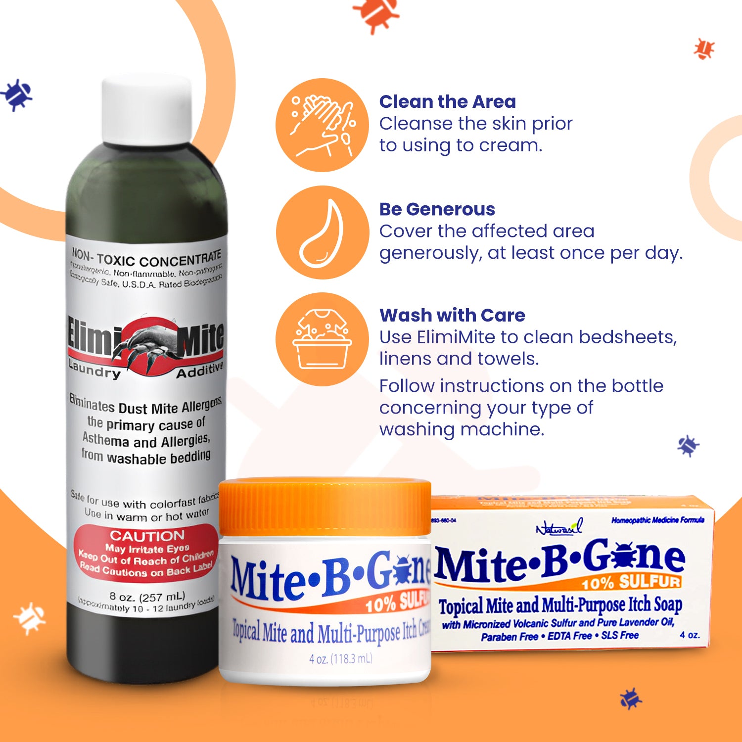 Mite Eliminator Laundry Complete Pack – Naturasil