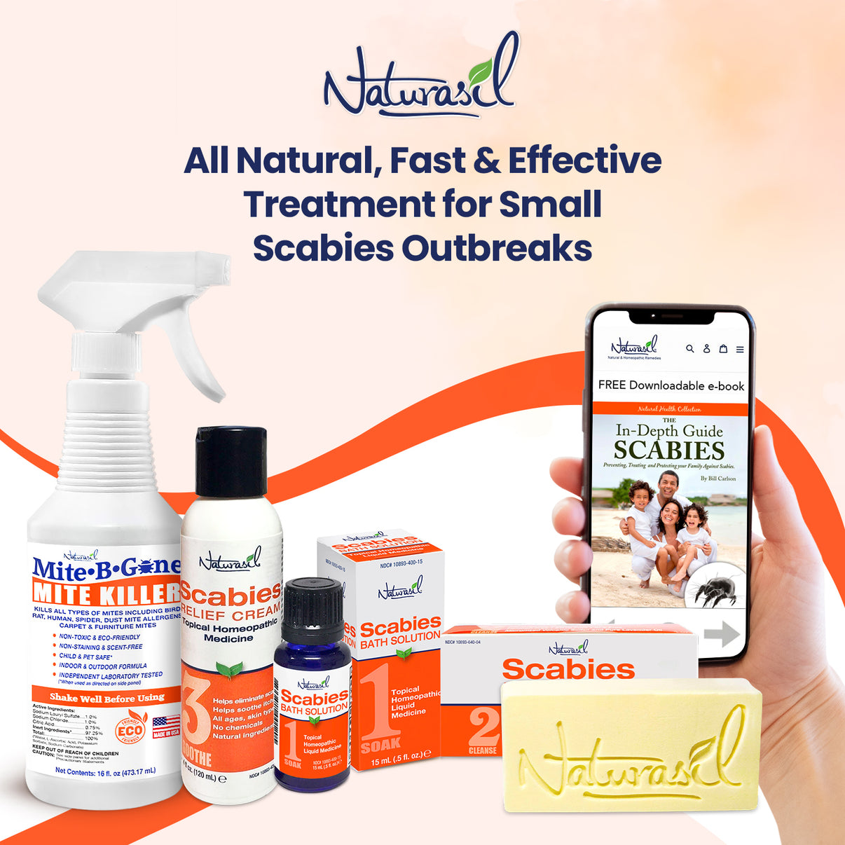 Naturasil Scabies Treatment Pack | 1 Person Treatment
