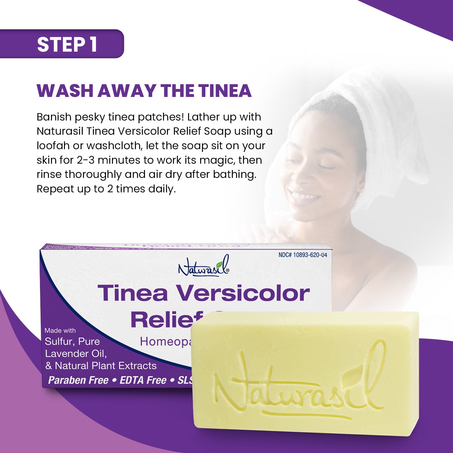 Naturasil Tinea Versicolor Treatment Kit | 4oz Tinea Versicolor 10% ...