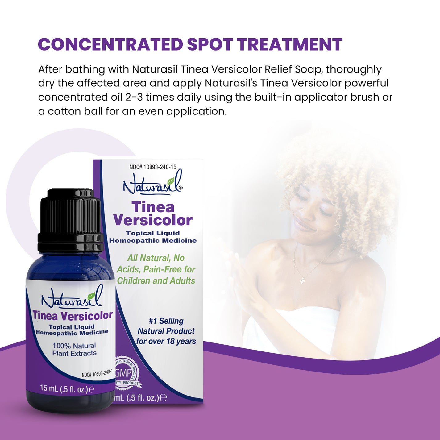 Naturasil Tinea Versicolor Treatment Value Pack | 4oz Tinea Versicolor ...