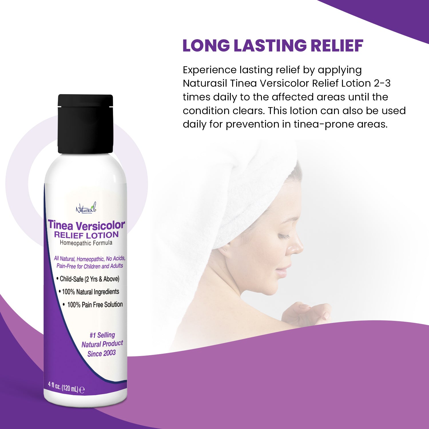 Naturasil Tinea Versicolor Treatment Kit | 4oz Tinea Versicolor 10% ...