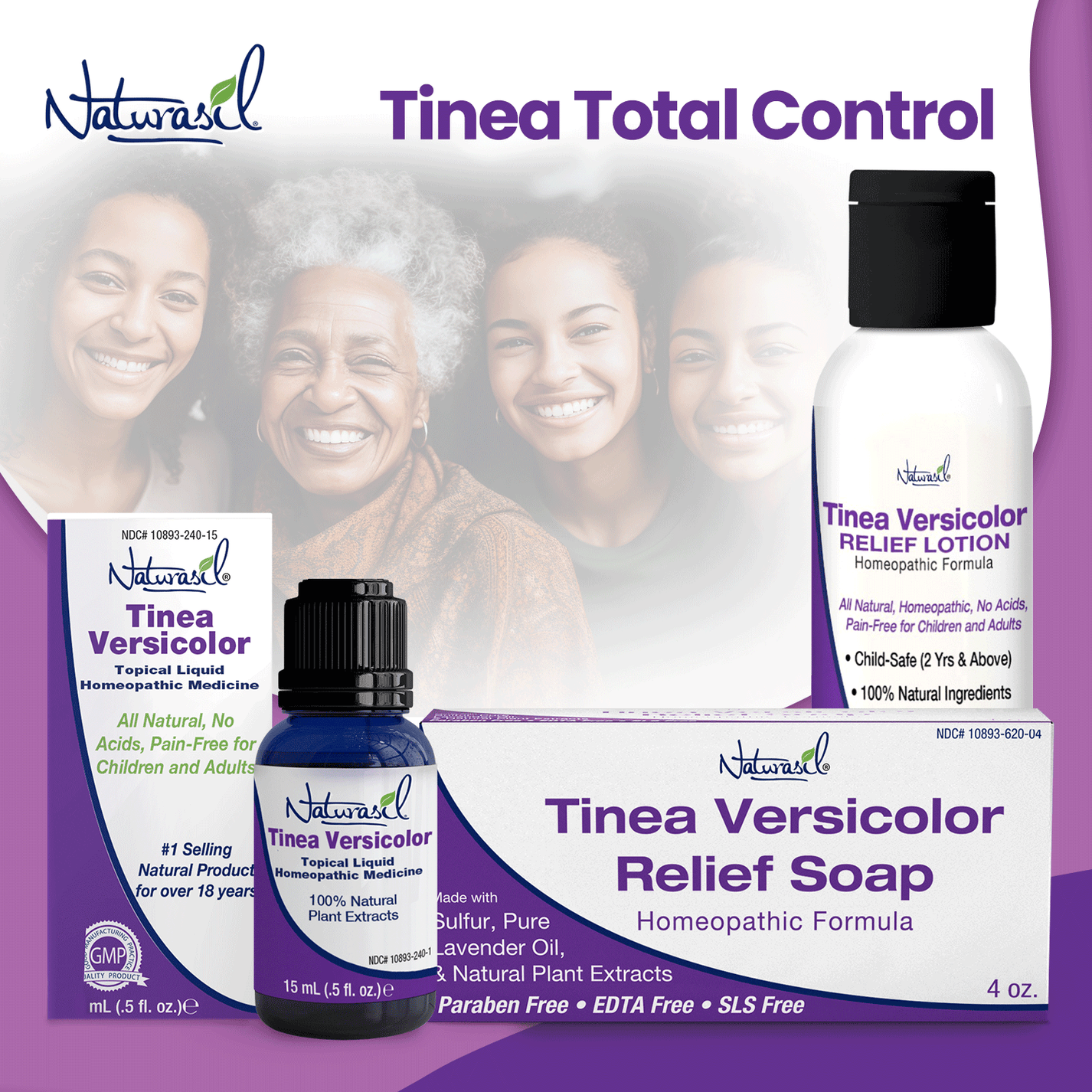 Naturasil Tinea Versicolor Treatment Kit | 4oz Tinea Versicolor 10% ...