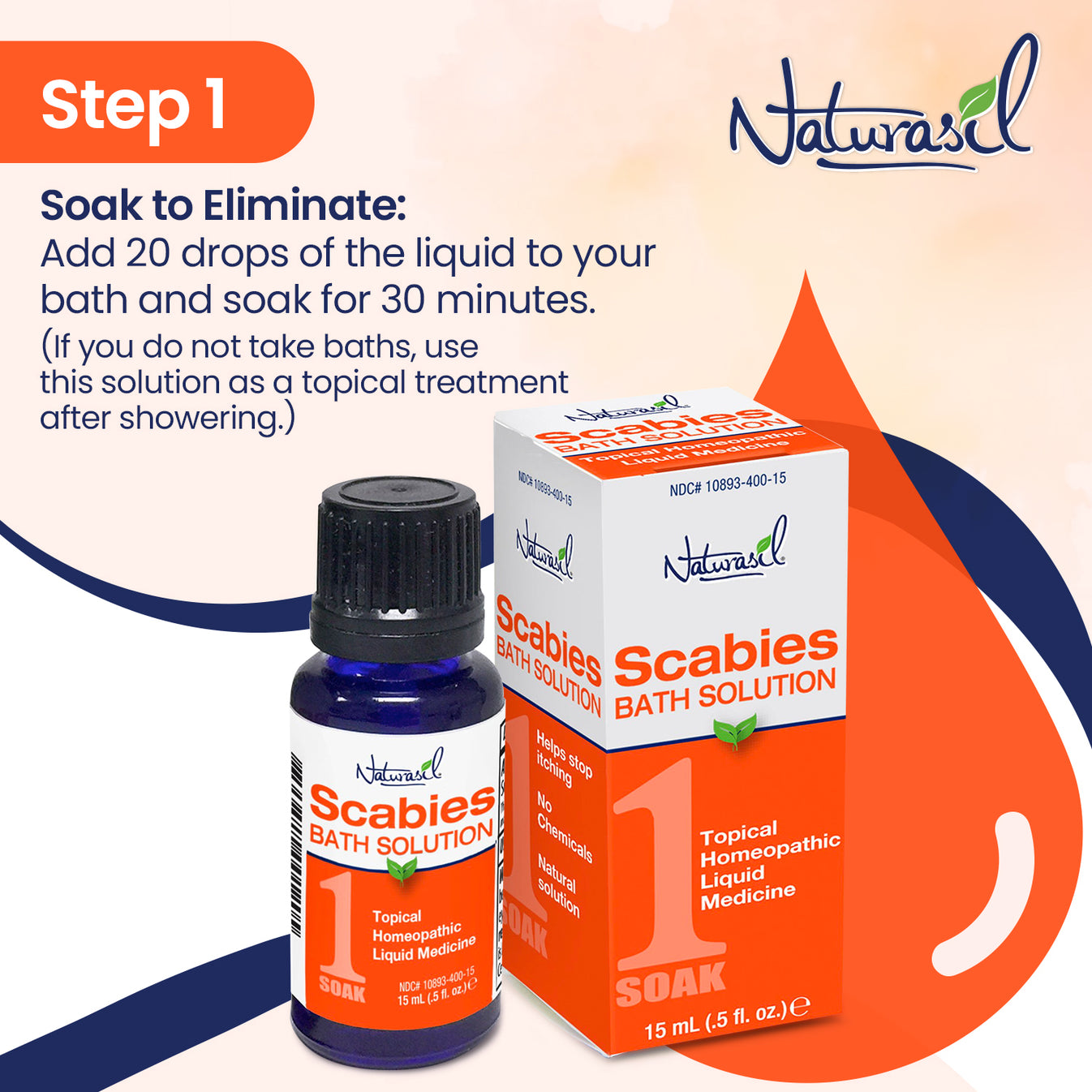 Naturasil Scabies Treatment Pack | 1 Person Treatment