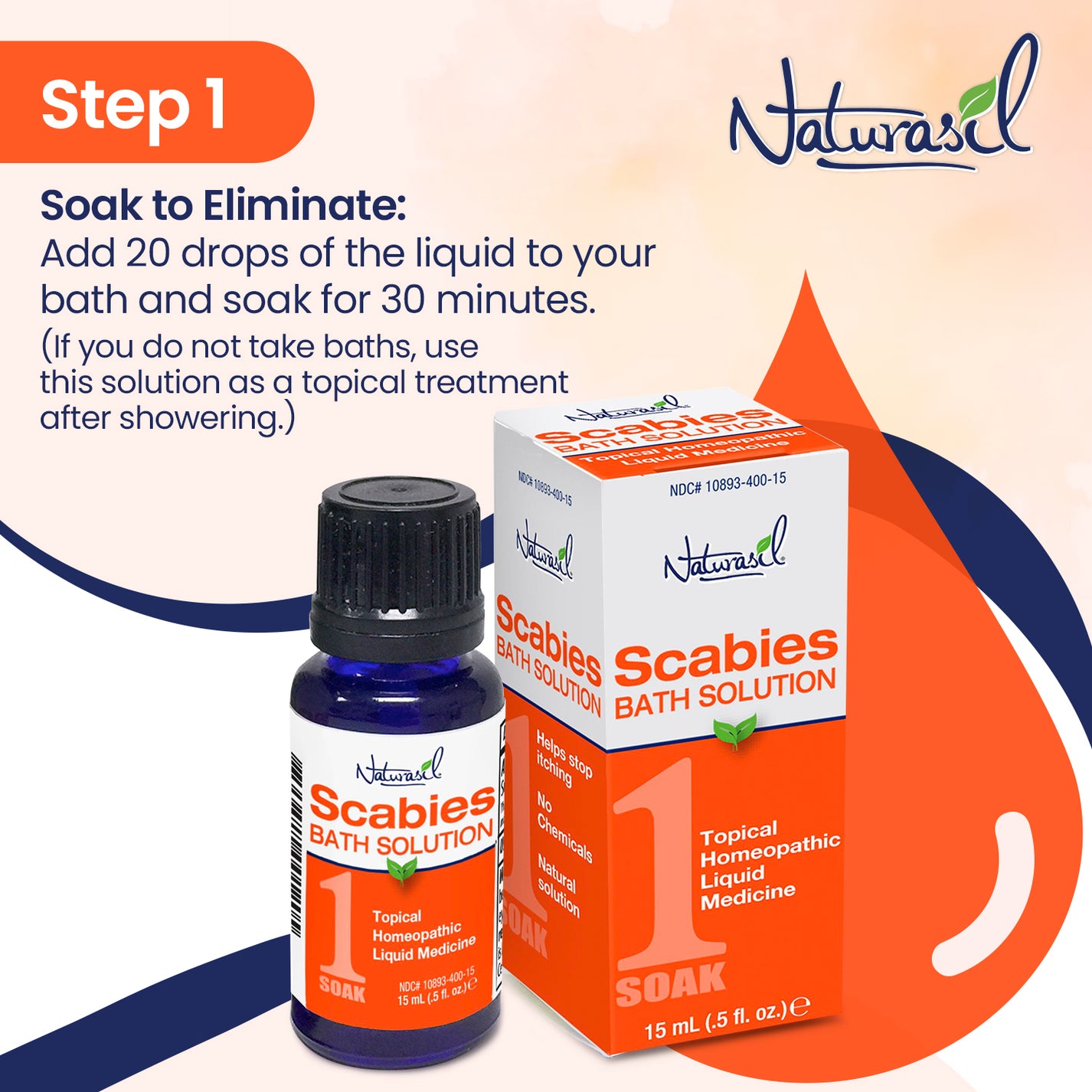 Naturasil Scabies Treatment Pack | 1 Person Treatment
